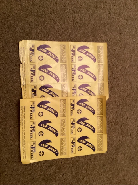 VINTAGE UK SCOUT Bob a Job Week , Job Done Window Sticker £4.00 ...