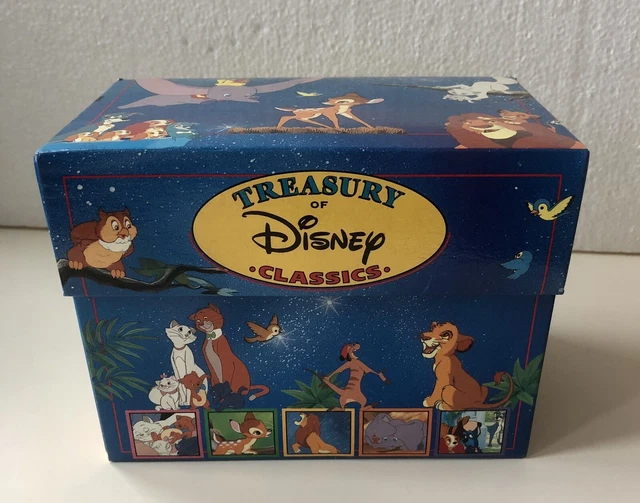 DISNEY 1996 TREASURY of Disney Classics Books Box Set of 5 SOUND WORKS ...