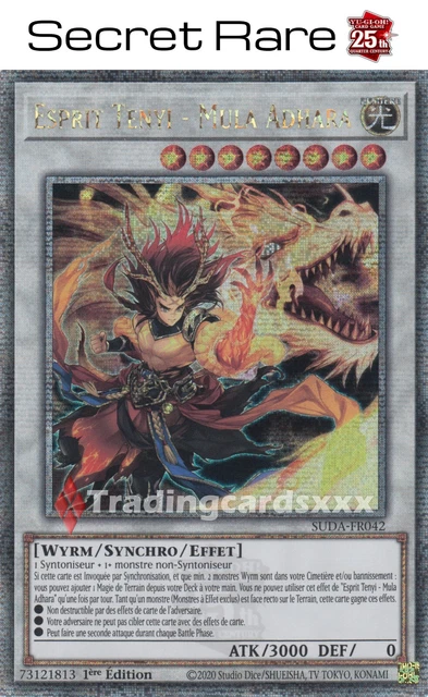 YU-GI-OH! ESPRIT TENYI - Mula Adhara : QCSE SUDA-FR042 EUR 49,90 - PicClick FR