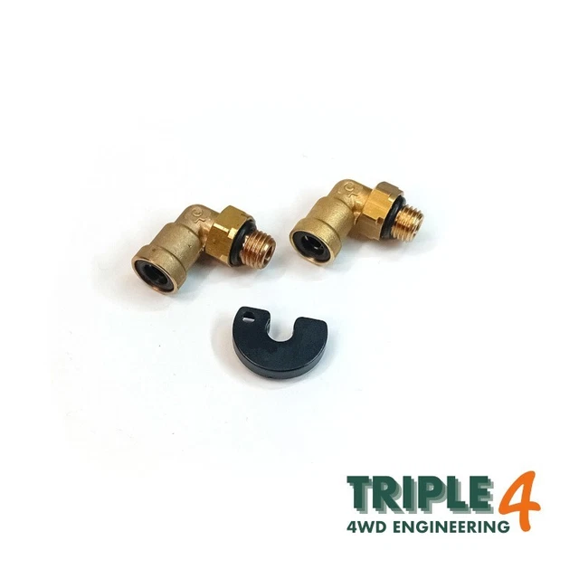 TRIPLE 4 WADING Kit Axle Breather Union Discovery 2 TD5 & V8 8mm Hose ...