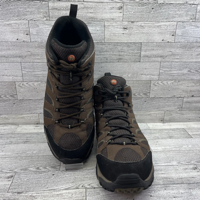 MERRELL MOAB MID Gore Tex Brown Dark Earth Vibram J87701W Men Size 13 £ ...