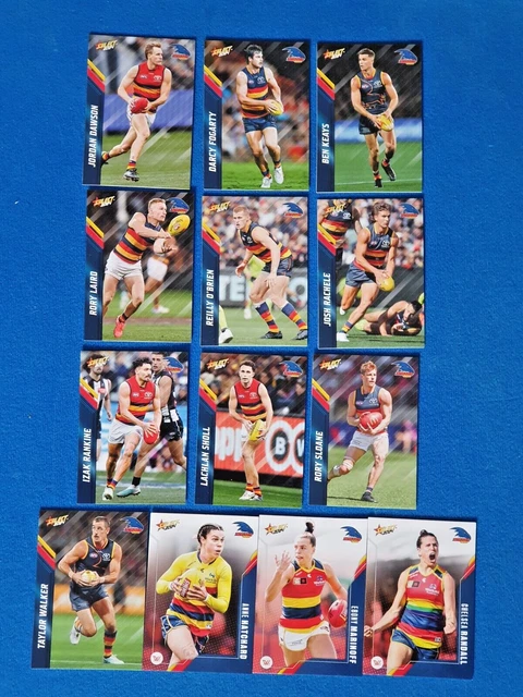 2024 SELECT FOOTY Stars Team Set - Adelaide Crows. 10 AFL Cards & 3 ...
