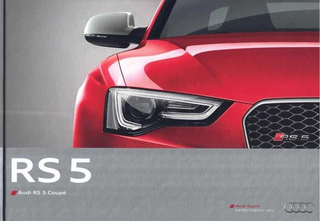CATALOGUE BROCHURE AUDI RS5 Coupé 04/2012 France EUR 19,00 - PicClick FR