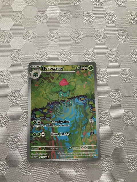 CARTE POKÉMON 151 Herbizarre AR 167/165 - Ecarlate & Violet EV3.5 FR ...