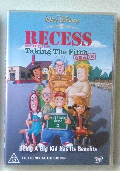 RECESS - TAKING THE FIFTH GRADE dvd REGION 4 disney CARTOON kids 2003 ...