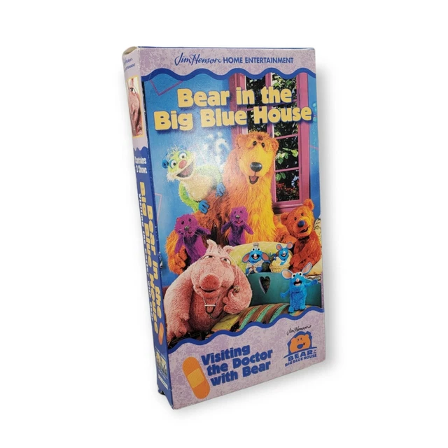 BEAR IN THE Big Blue House Visiting the Doctor With Bear VHS 2000 ...