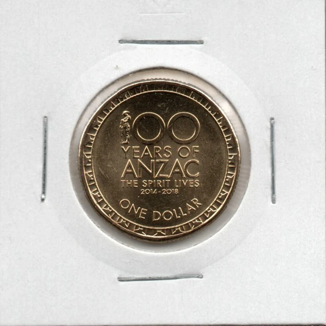 AUSTRALIAN: 2015 $1 100 Years Of Anzac Unc Coin In 2X2 Holder Low Mintage EUR 9,21 - PicClick FR