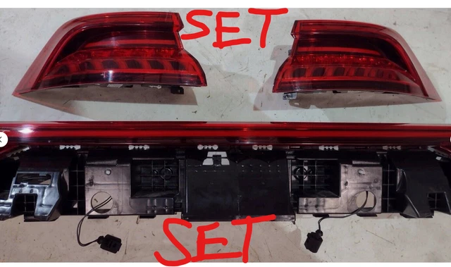 ORIGINAL AUDI Q8 Rear Tail light set LED Matrix 4M8945070 4M8945069 ...