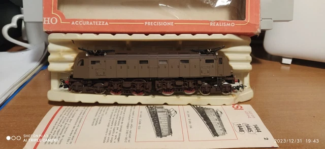 LOCOMOTORE ELETTRICO RIVAROSSI E 428.241 FS 3°serie Art.1446 EUR 150,00 ...