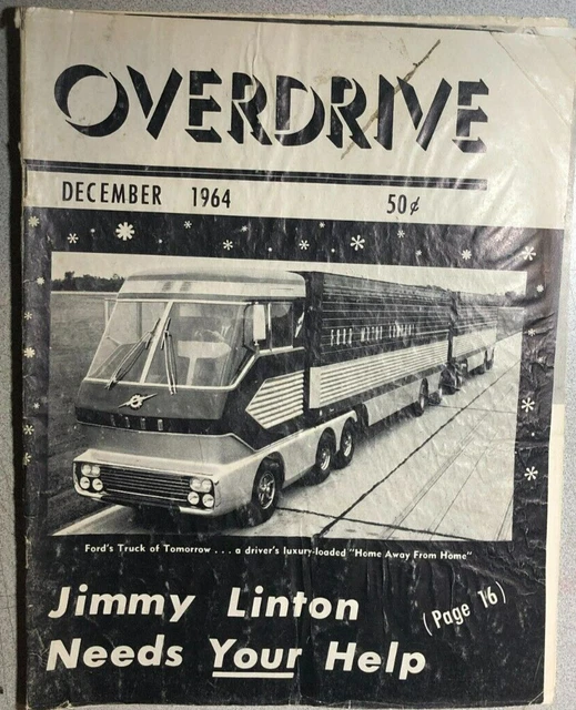 OVERDRIVE VINTAGE TRUCKING Magazine December 1964 £29.72 - PicClick UK