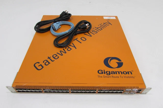 GIGAMON GVS-TAX01 48 + 4 Ports Activé UPG-TAX00 Double AC 48x10G 4x 40G ...