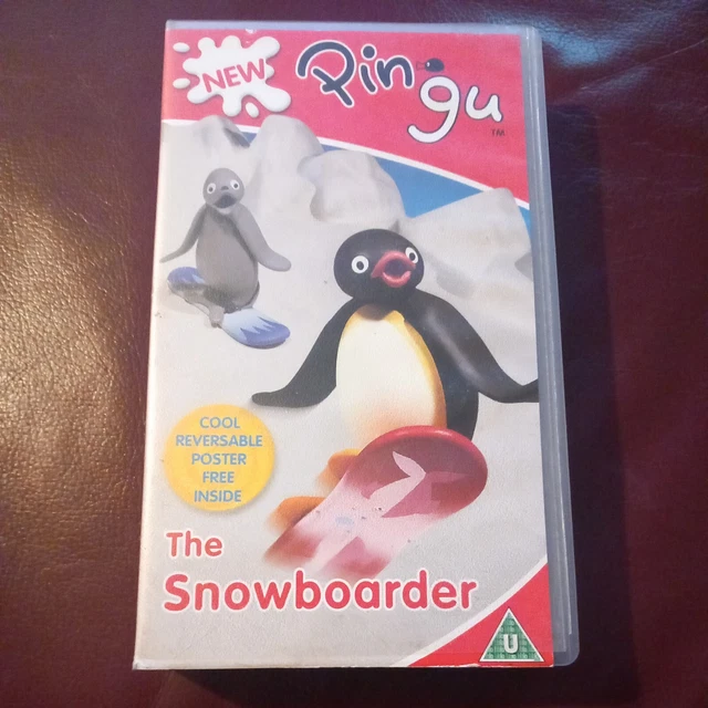 RARE PINGU THE Snowboarder VHS Video Cassette Tape £12.99 - PicClick UK