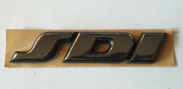 VW ORIGINAL SDI Teil LOGO Badge Schriftzug Aufkleber Zeichen chrom GTI ...