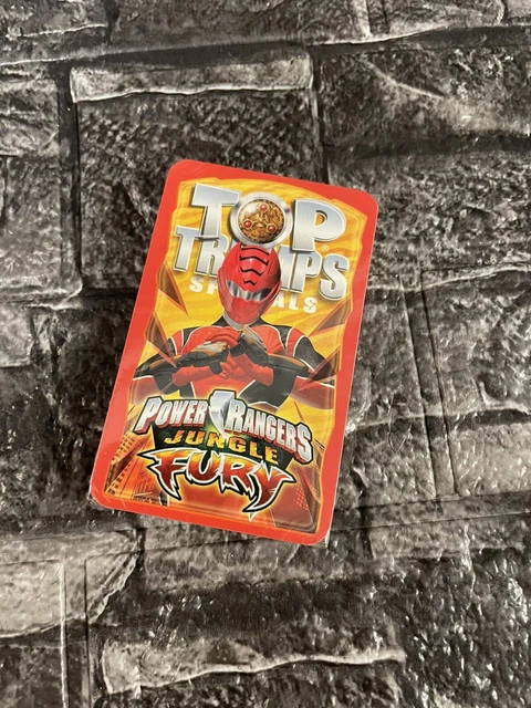 TOP TRUMPS SPECIALS Power Rangers Jungle Fury New & Sealed 2009 New ...