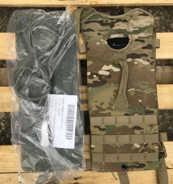 US MULTICAM 3L OCP Army Molle Backstrap Hydration System Carrier Pack £ ...