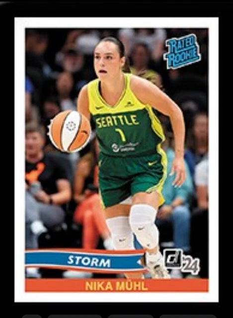 NIKA MUHL RC - 2024 WNBA ROOKIE RETRO SP Seattle Storm PREVENDITA EUR ...