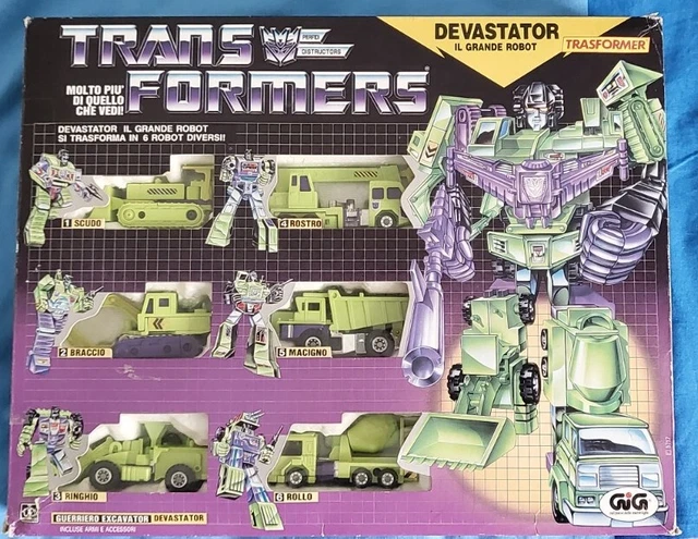 TRANSFORMERS G1 GIG Devastator Hasbro Takara Giappone 1985 EUR 600,00 ...