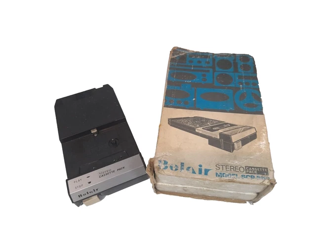 VINTAGE BELAIR SCP 580 Stereo Cassette Pack Boxed - Untested £16.95 ...