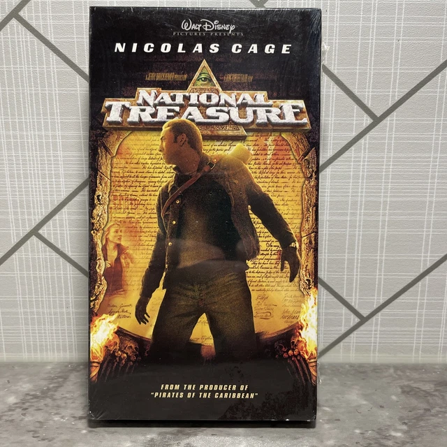 NATIONAL TREASURE - VHS - 2005 Release - Nicolas Cage - Walt Disney New ...