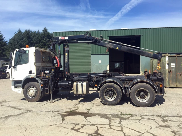 FODEN HOOK LOADER Hook Lift with Hiab Crane Roll on off RORO hooklift ...