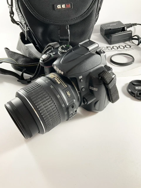 NIKON D5000 SLR Camera with Nikon DX 18-55 lens - See The Description £ ...