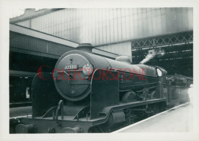 1950'S BR Loco 32333 Remembrance Unidentified Location Photo 3.25 x 2. ...