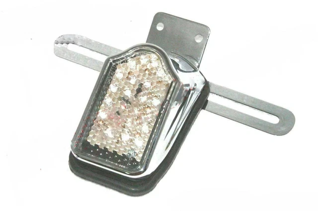 MINI TOMBSTONE LED Feu Arrière Avec Licence Plaque Fixation pour Harley ...
