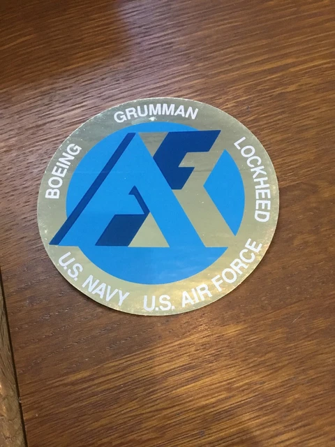 VINTAGE BOEING Grumman Lockheed Us Navy//Us Air-Force Sticker £7.69 ...
