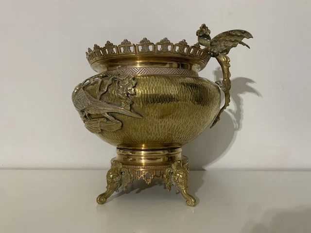 ANCIEN CACHE POT en bronze et Laiton EUR 180,00 - PicClick FR