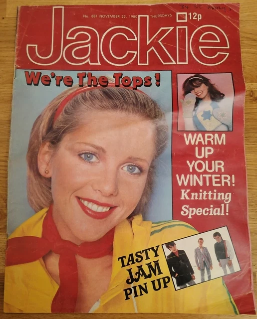 MAGAZINE - VINTAGE Jackie Magazine No #881 Nov 22nd 1980 Knitting ...