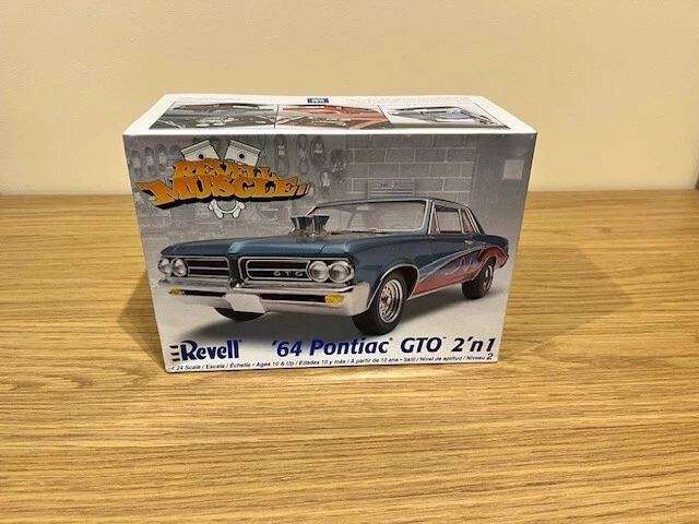 REVELL 1:24 ‘64 Pontiac GTO 2’n1 Model Kit £20.00 - PicClick UK