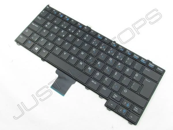 ORIGINAL DELL LATITUDE E7240 Turkish Keyboard Turkiye Turkce Klavyesi ...
