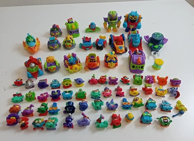 BUNDLE OF SUPER Zings Super Things Figures & Vehicles EB £14.99 ...