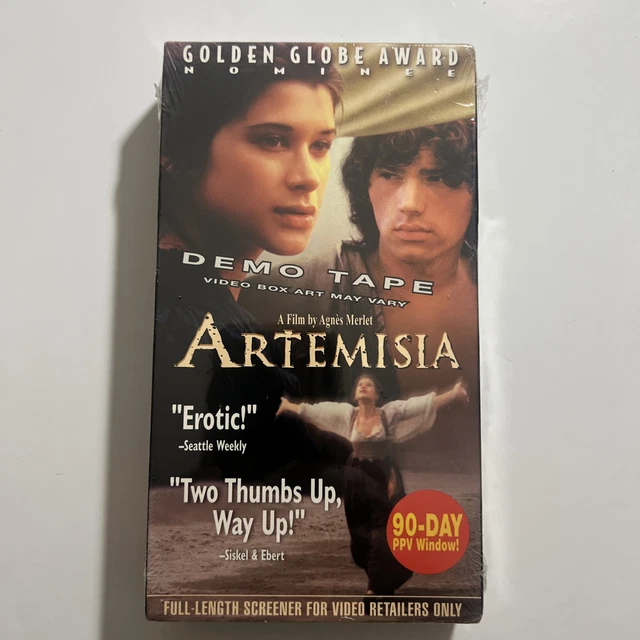 ARTEMISIA SEALED RARE VHTF Screener /Promo Demo VHS Golden Globe Winner ...