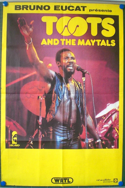 TOOTS AND IL Maytals - Originale Poster - Very Rara - Manifesto - EUR ...