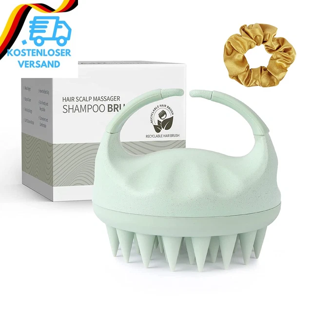 SNDYI KOPFHAUT MASSAGEBÜRSTE Shampoo Bürste, Silikon Kopfhaut ...