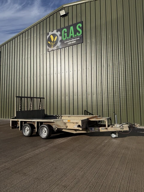 IFOR WILLIAMS PLANT Trailer Fold Down Ramp Digger Trailer, 10 X 6 ...