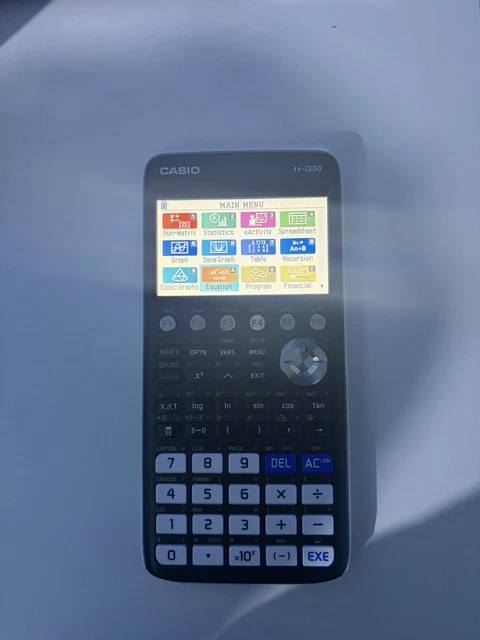 CASIO FX-CG50 GRAPHICAL Calculator for Alevel Maths With Batteries ...