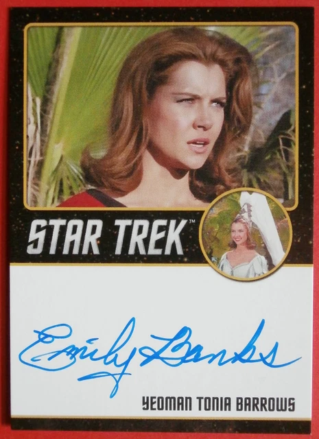 STAR TREK TOS 50th - EMILY BANKS - Hand Signed LIMITED EDITION ...