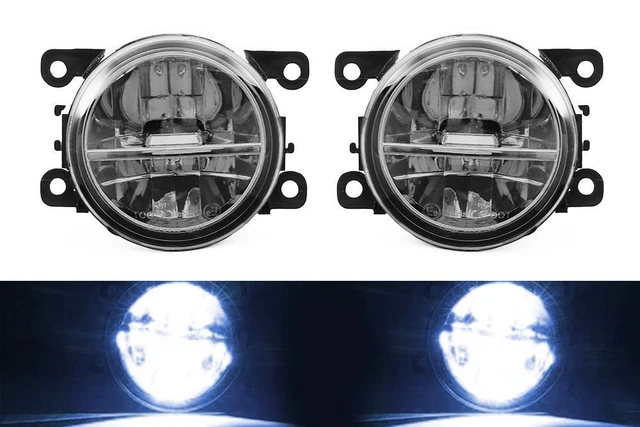 FORD TRANSIT CUSTOM Front Fog Light Set LED Crystal Clear 12- Pair Left ...
