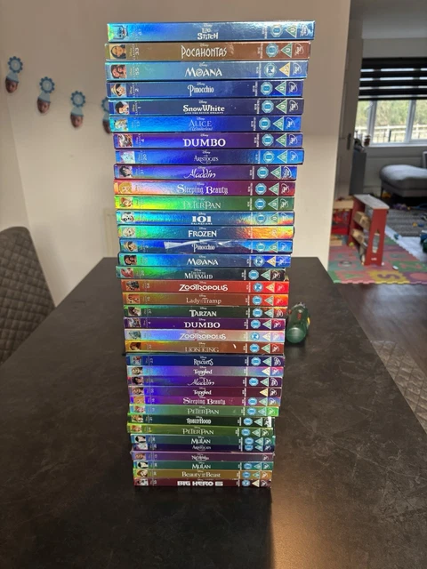 WALT DISNEY CLASSICS DVD Collection Bundle With O Ring Sleeves x 36 £49 ...