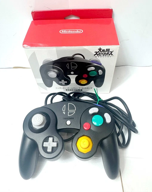 NINTENDO SWITCH GAMECUBE Controller Black Super Smash Bros. Model ...