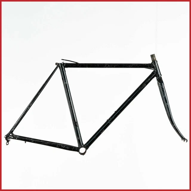 STEEL FRAMESET VINTAGE LUGS 90s ROAD RACING BIKE LUGGED OLD FRAME ...