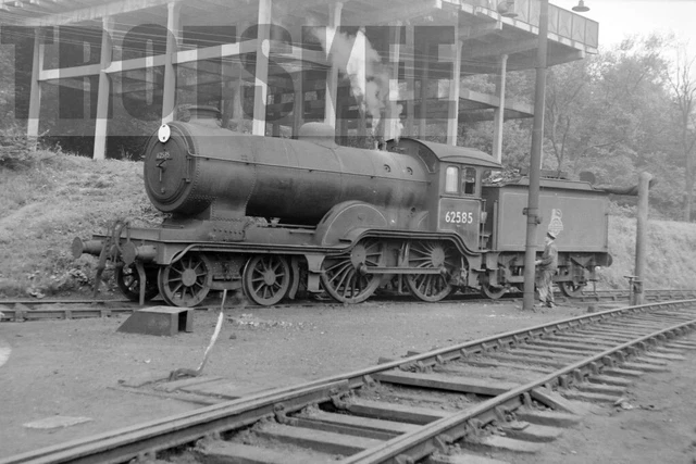 LARGER NEGATIVE BR British Railways Steam Loco 62585 Class D15 ...
