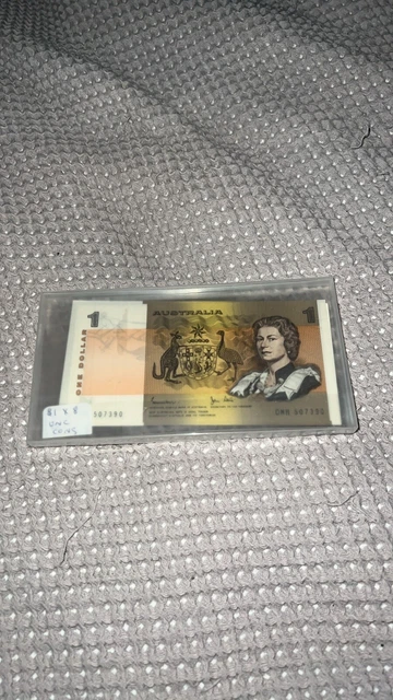1982 (UNC) $1 Australia One Dollar Note, 7 Consecutive Serials ...