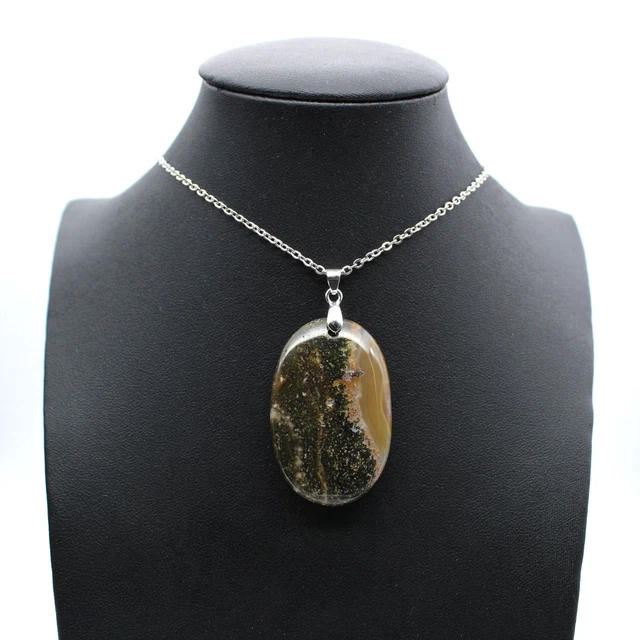 PENDENTIF EN JAPSE orbiculaire 17gr 40mm Madagascar EUR 19,90 - PicClick FR