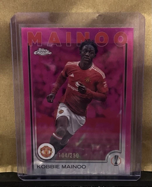 2025 TOPPS CHROME UEL Kobbie Mainoo 104/250 £4.36 - PicClick UK