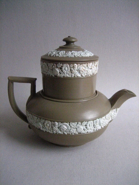 ANTIQUE VICTORIAN WEDGWOOD Jasperware coffee pot with filter £145.00 ...