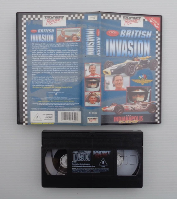 RARE VHS BRITISH Invasion The Indianapolis 500 (K7 Cassette Video ...