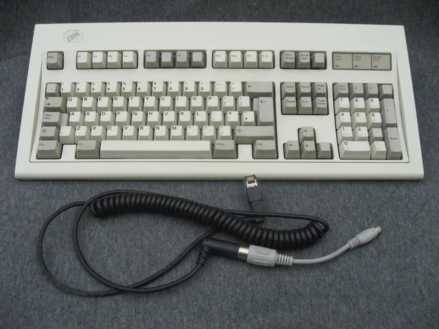 VINTAGE IBM KEYBOARD Model M Model No.1391406 with some missing keycaps ...